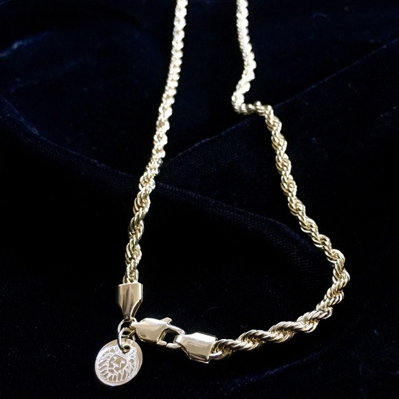 Accessories | Exclusive 18k Gold Rope Chain Bracelet Italy | Poshmark